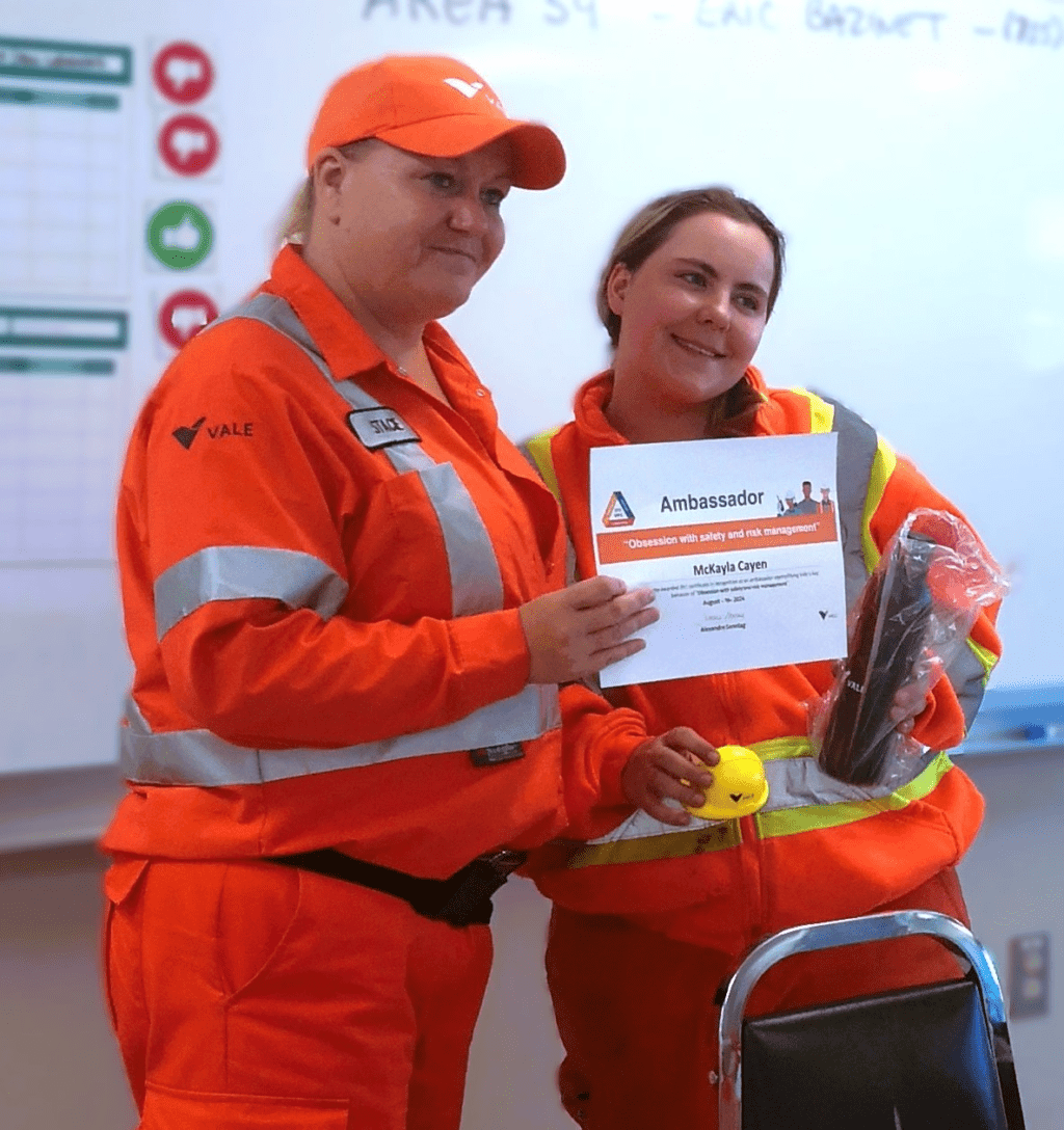 Congratulations Sue and Mckayla for Receiving Safety Awards | NATT ...